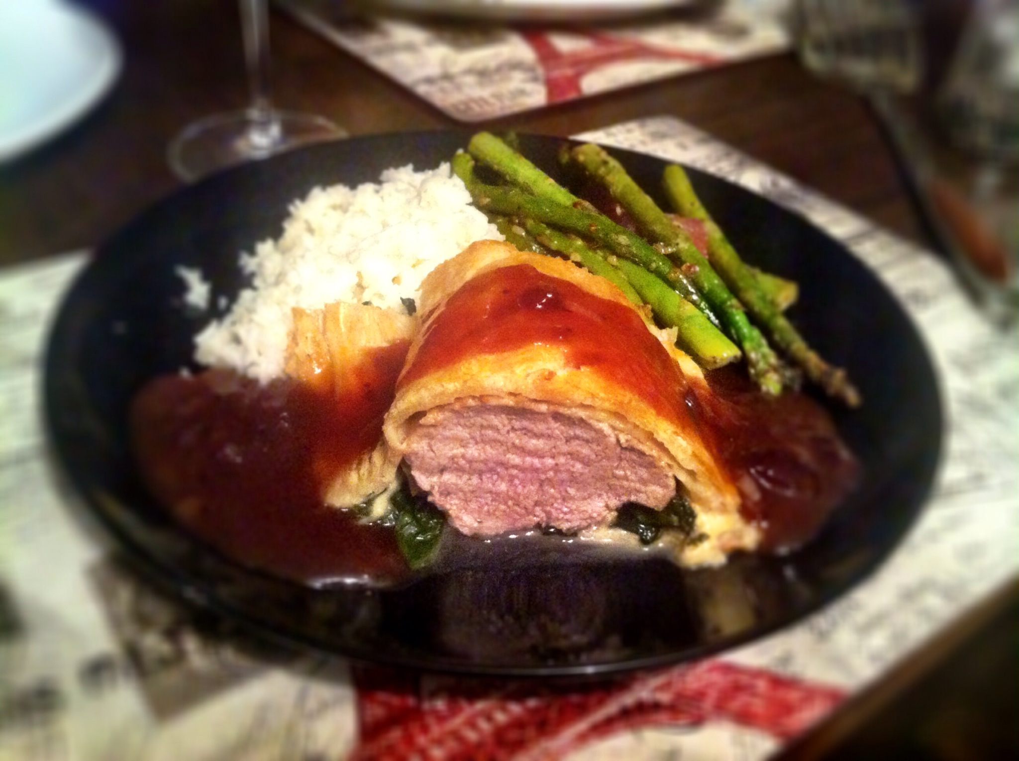 Pork Wellington with Cranberry Demi-Glaze – Meeesh's Kitchen