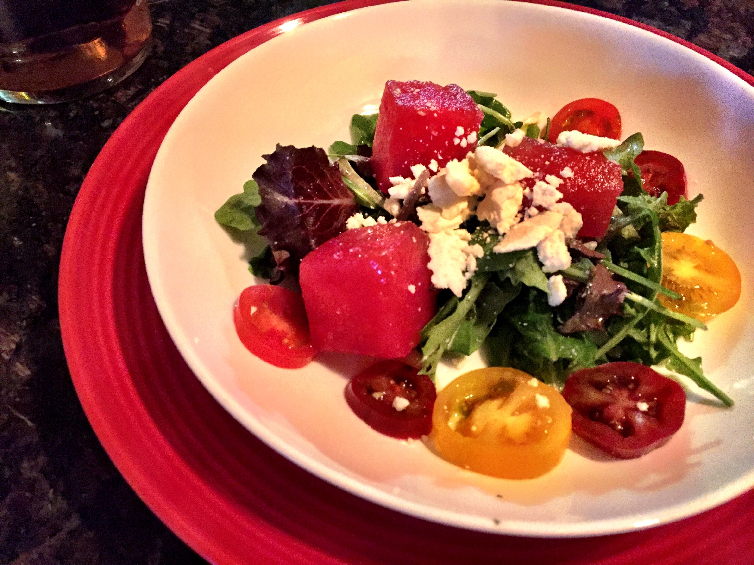 Compressed Watermelon Salad – Meeesh's Kitchen